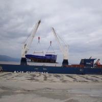 L’histoire du déchargement de Calypso et de ses containers au terminal ...